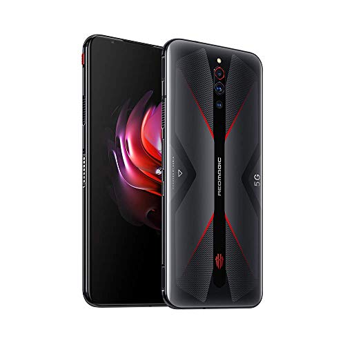 nubia RedMagic 5G Gaming Phone 8GB RAM + 128GB ROM/Smartphones with Qualcomm Snapdragon 865/144Hz: Refresh Rate 6.65″ AMOLED Display/64MP Triple Camera NFC(Black
