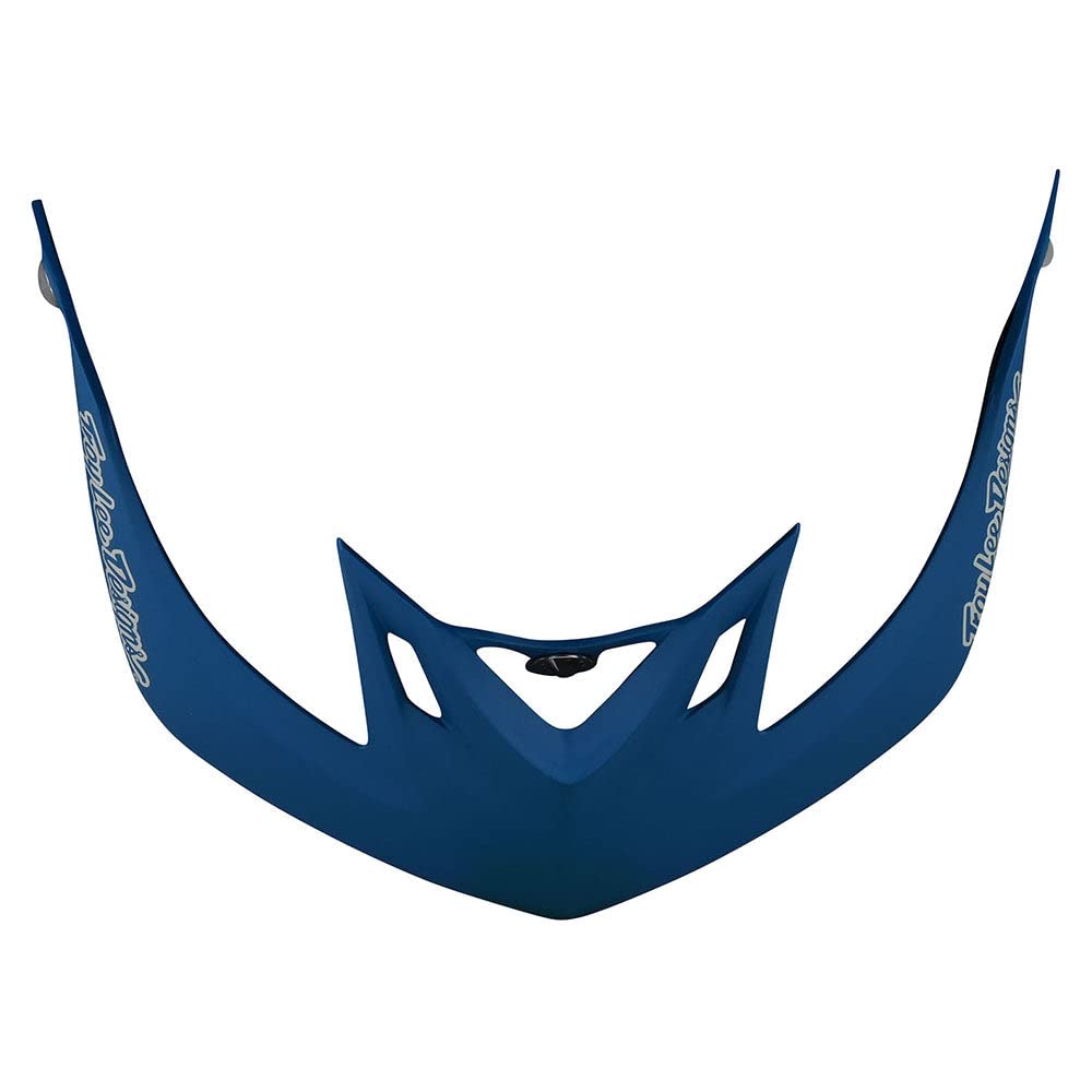 Troy Lee Designs A2 Mountain Bike Helmet Replacement Visor - MTB Cycling BMX Bicycle Helmet Accessories - Silhoutte Blue, One Size