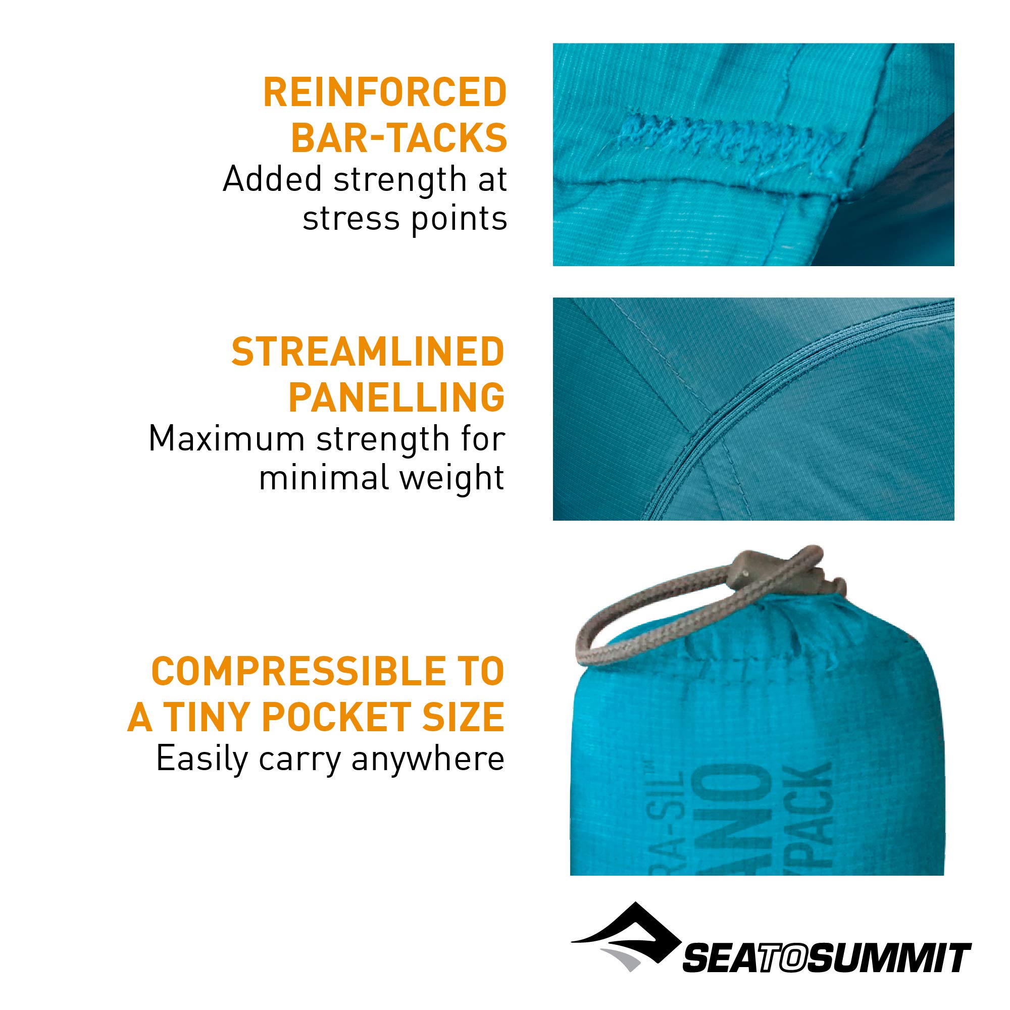 Sea to Summit Daypack Backpacks, Grey