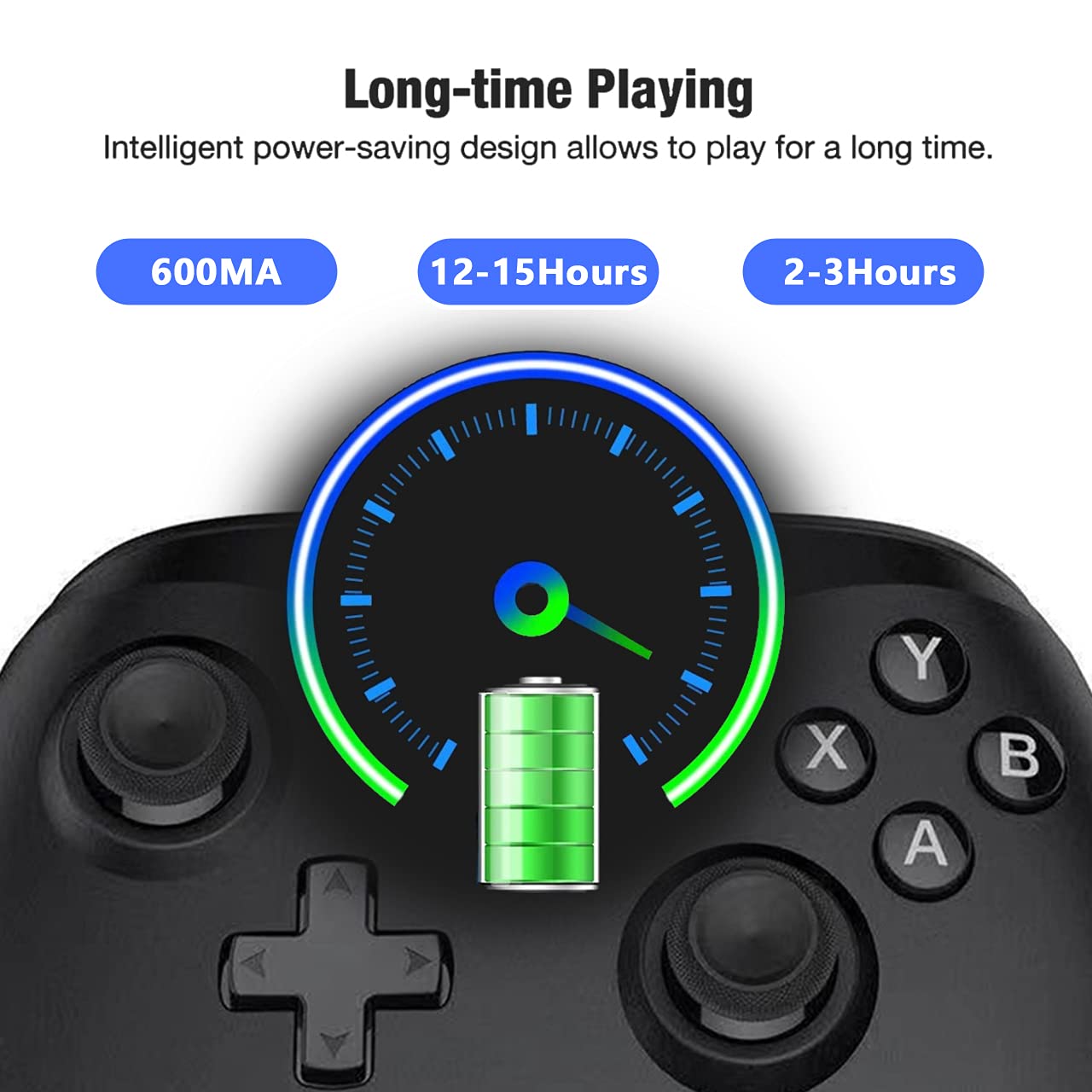 RIBOXIN Wireless Controller for Xbox One 2.4G Wireless Game Controller Xbox One Controller for Xbox One S/X and PC (Win 7, 8, 10) with No Audio Jack