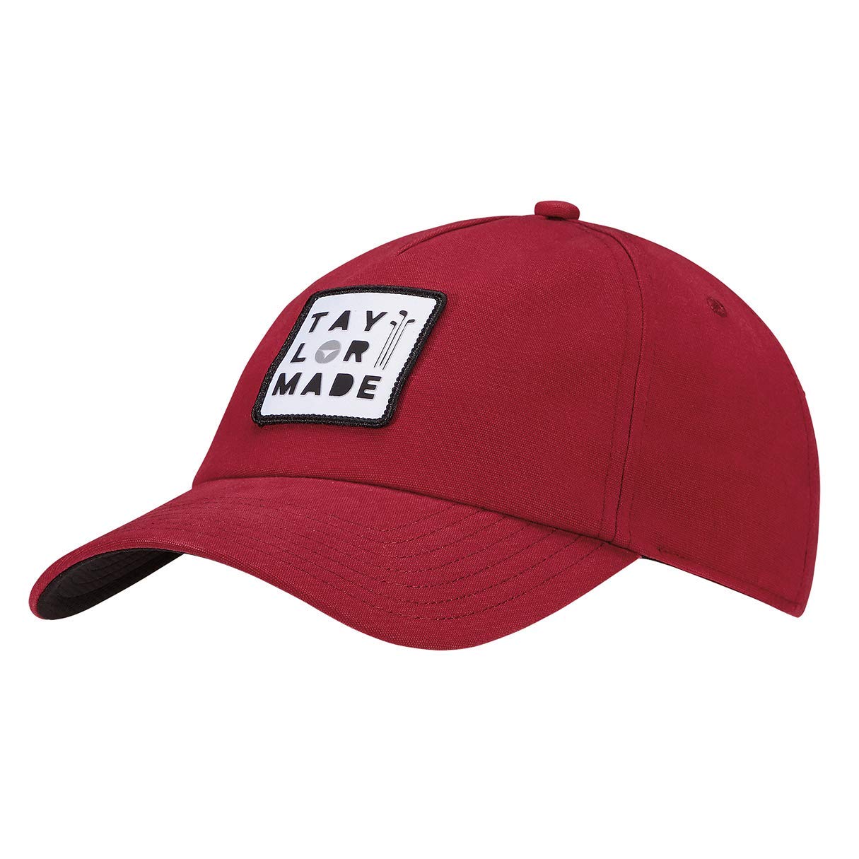 TaylorMade Men's TM 5 Panel Golf Cap, Red, One Size