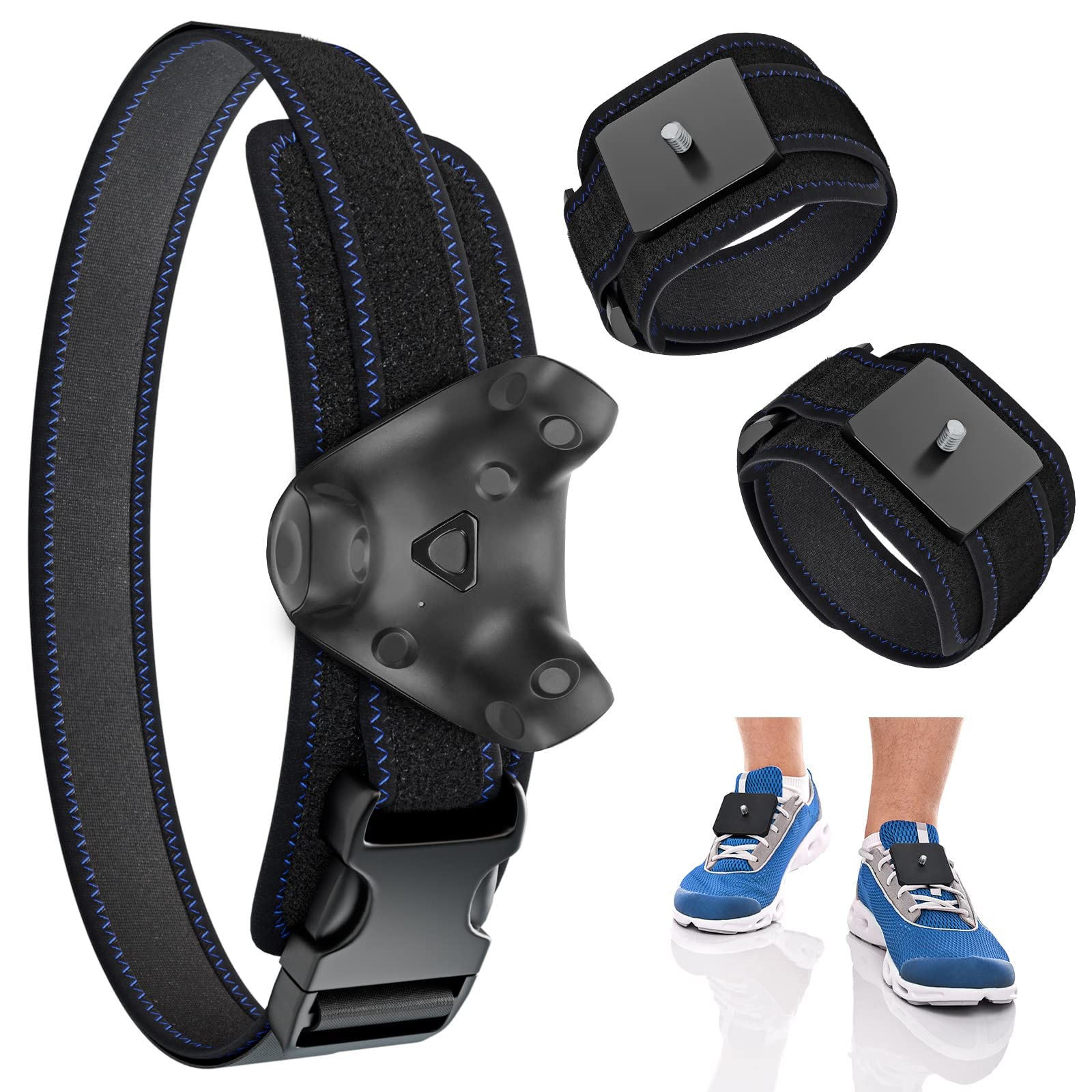 VR Tracker Belt and Straps Accessories Compatible with PC HTC Vive Trackers for Full Body Tracking (Trackers NOT Included)