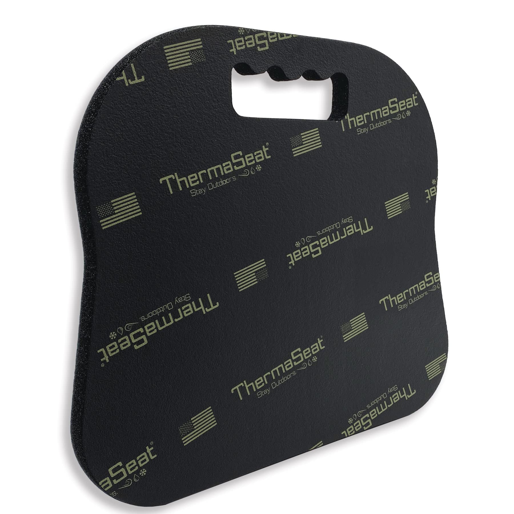 Northeast Products Therm-A-SEAT Sport Cushion Stadium Seat Pad, Black 13"x14"x.75"