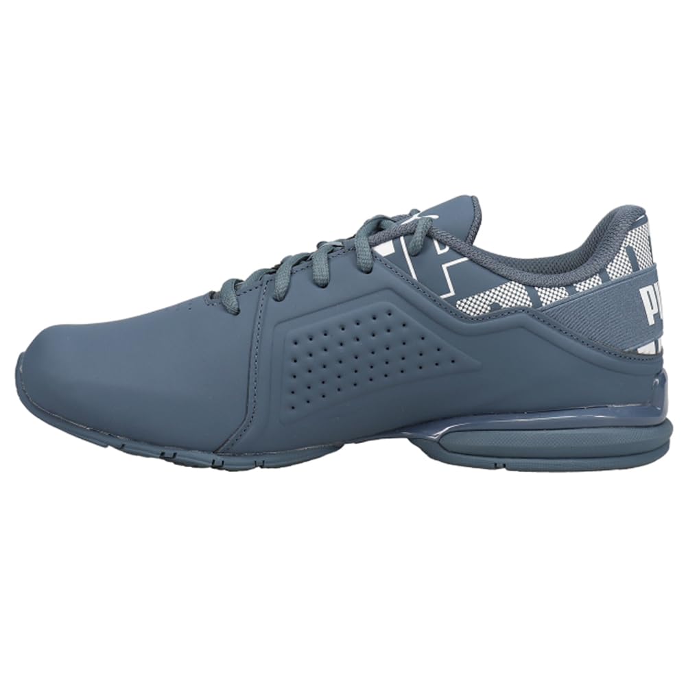 Puma Mens Viz Runner Repeat Wide Running Sneakers Shoes - Blue - Size 11 W