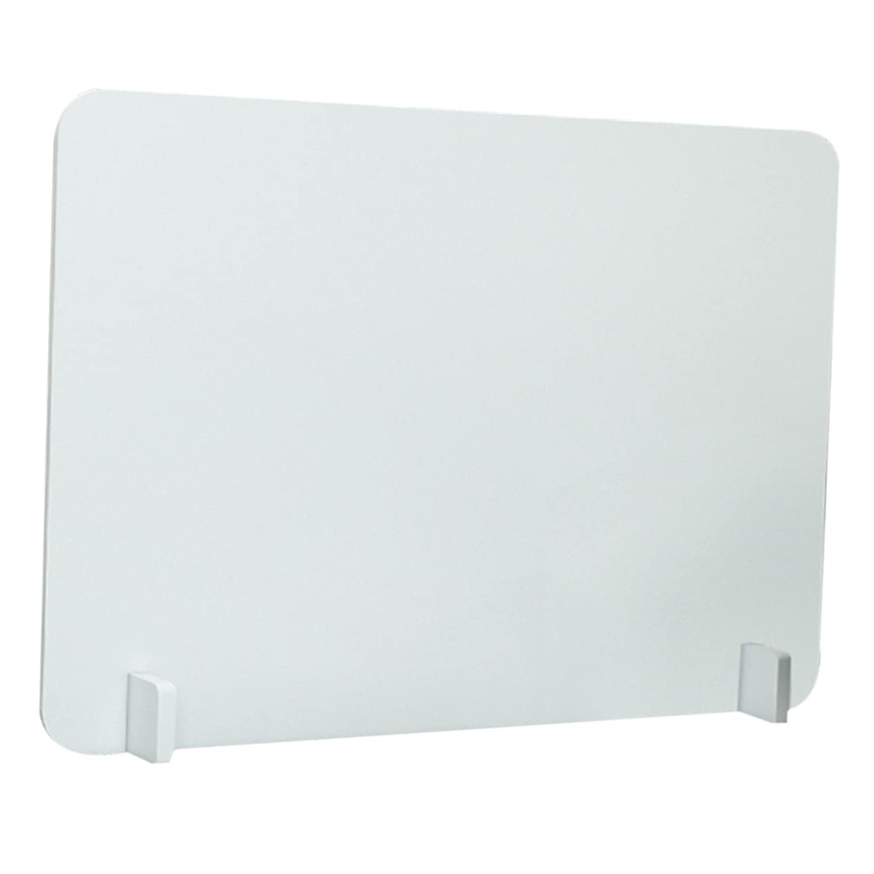 NUOBESTY 3pcs Guard Separate Board Table Privacy Board Desk Hutch Desk Separator Panel Acrylic Desk Panels Clapboard Board Table Desk Acrylic Table Partition Divider White Office