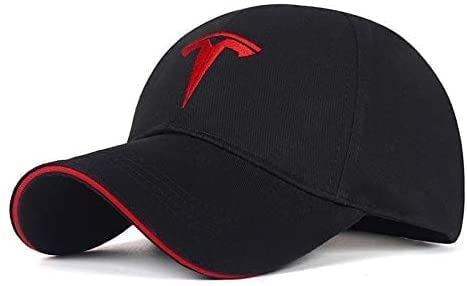 WANIBDHAT Racing Apparel Baseball Cap Unisex Adjustable Travel Racing Motor Hat (Black-red)