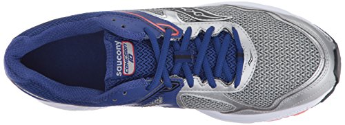 Saucony Men's Cohesion 10 Running Shoe, Silver Blue, 11.5 M US