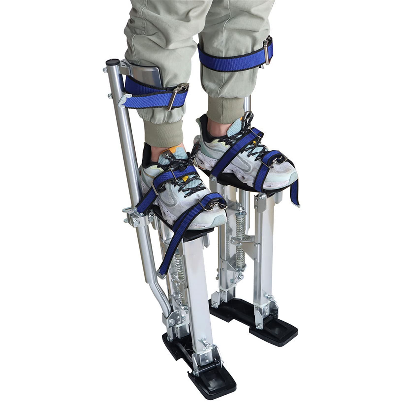 TINVHY 15-23In Adjustable Drywall Stilts for Sheetrock Painting or Cleaning Silver