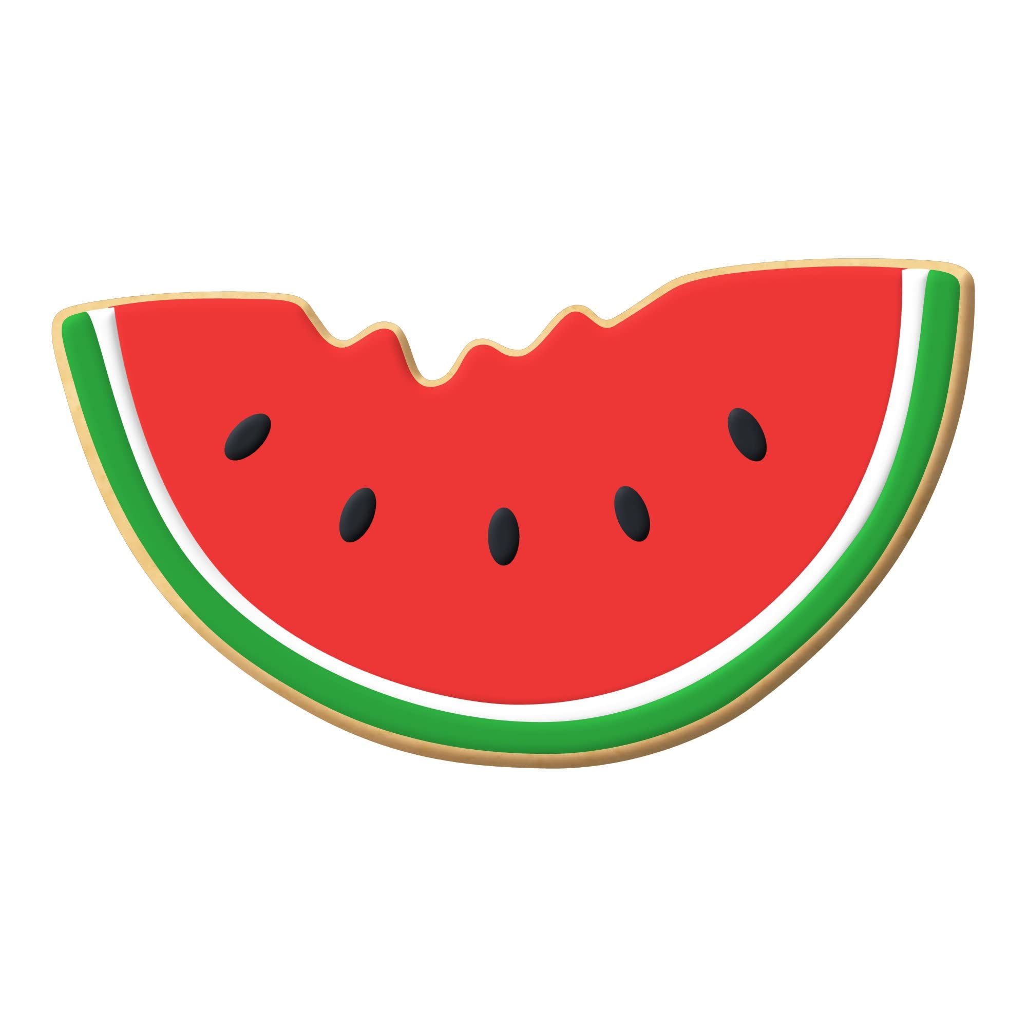 Watermelon Slice Cookie Cutter 3.5 inch - Made in the USA β Foose Store Cookie Cutters Tin Plated Steel
