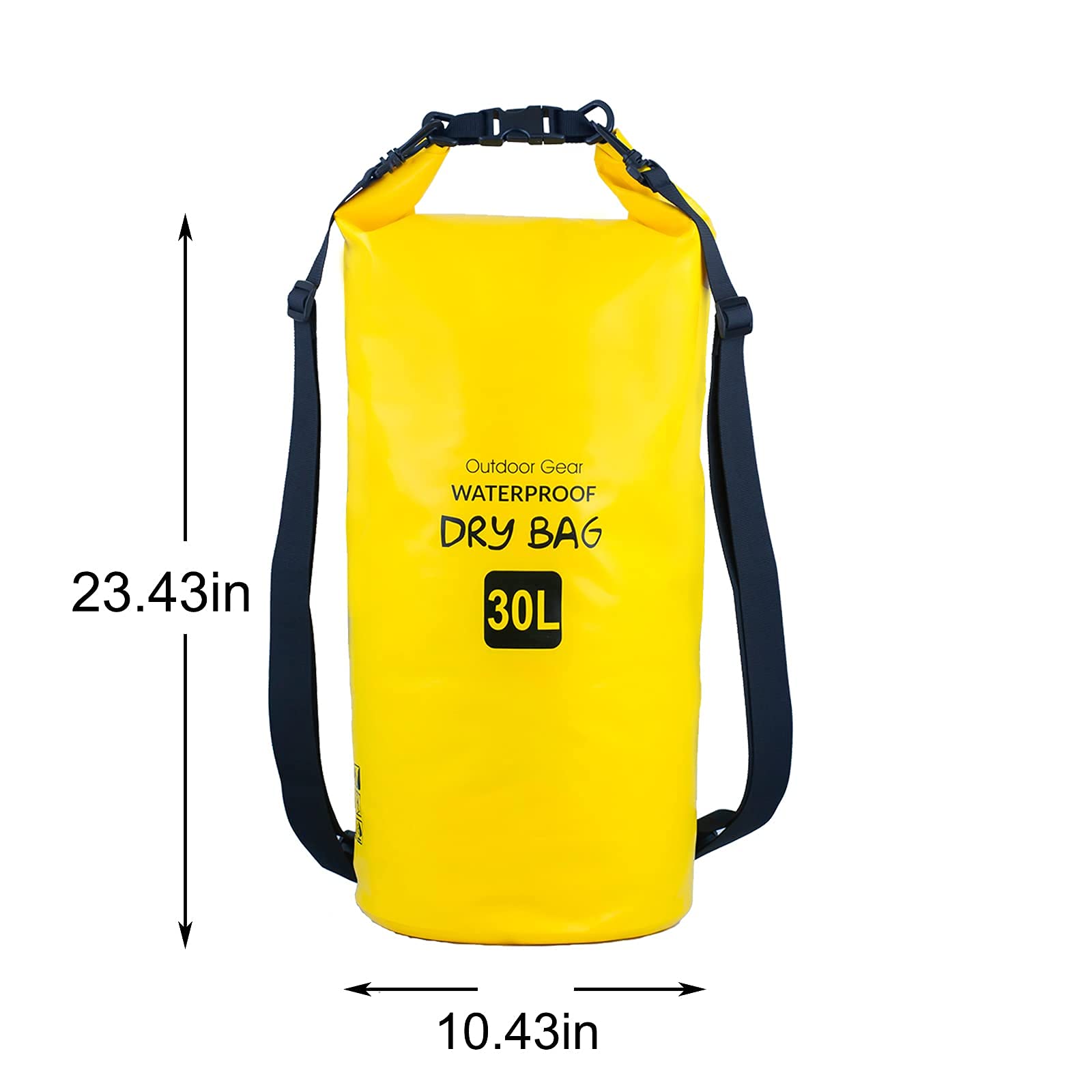 Waterproof bag,Dry Bags for Kayaking Waterproof,Dry Bag Backpack with Waterproof Phone Case,for Kayaking,Boating,Beach,Rafting,Swimming,Hiking(Yellow)