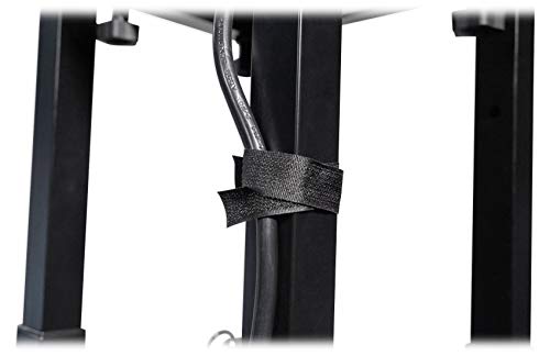 Rockville Adjustable Totem Moving Head Light Stand+Scrim+Bag, 8 ft. Black (RTP82B)