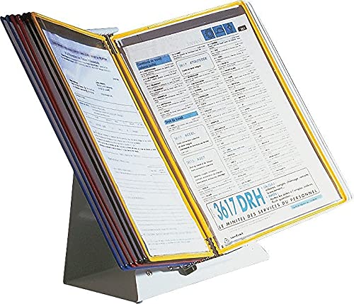 Tarifold, Inc. D291 Desktop Reference Starter Set, 10 Pockets, 5 Tabs
