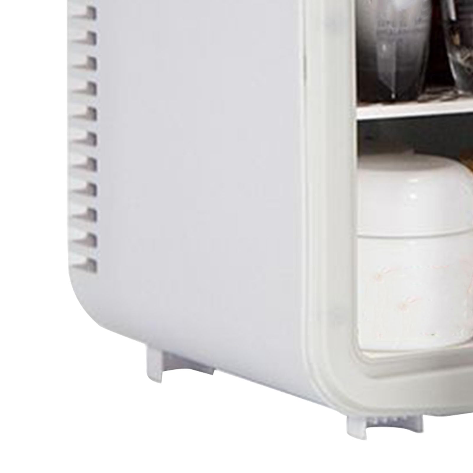 Oumefar 6L Mini Refrigerator, High Efficiency Low Noise Personal Fridge Cooler for Milk Beverage 12V Cigarette Lighter Plug CN