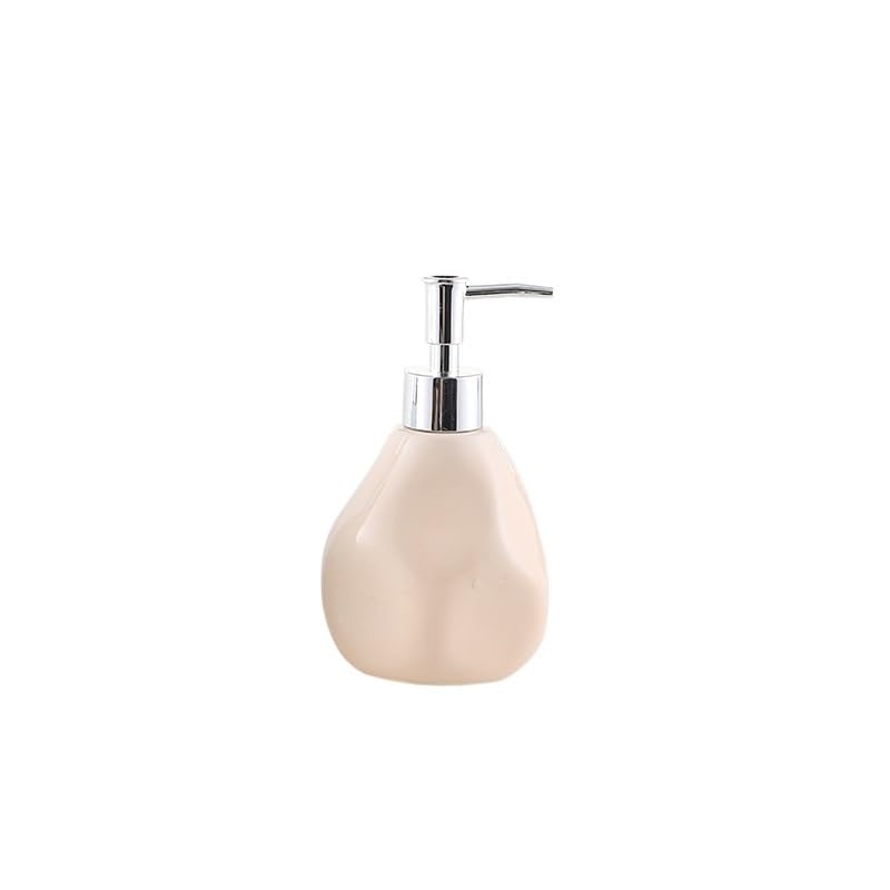 Soap Dispenser Geometric Soap Pump for Bathroom, Farmhouse, Kitchen, Ceramic Soap Dispenser, 300 Ml/10.14 Oz Soap Bottle for Lotion, Massage Oil, Shampoo Soap Pump Bottles