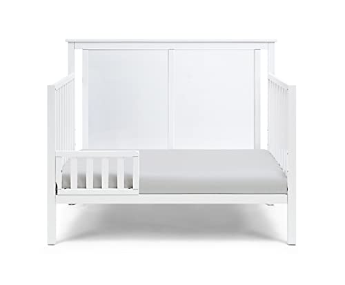 Suite Bebe Connelly 4 in 1 Convertible Crib in White with Rockport Gray Wood