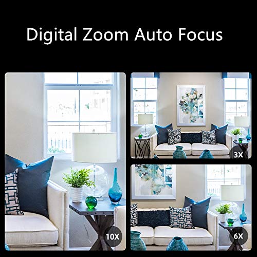SECUEYE E26 Bulb Camera 5MP WiFi 2.4GHz 5GHz Pan/Tilt 10X Zoom Automatic Tracking Color Night Motion Detection 2-Way Audio SD Card Recording