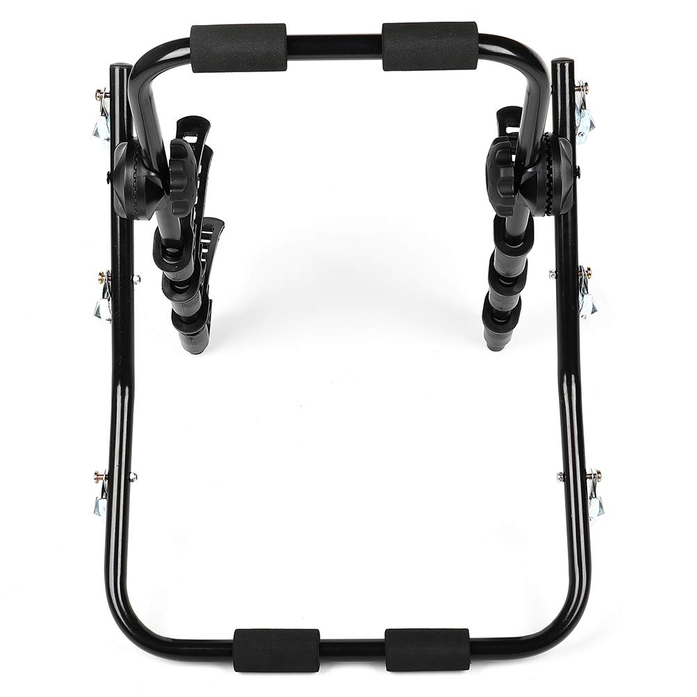 ROADFAR 3 Bikes Car Trunk Mount Carrier Rack Bicycle Racks with Straps fit for Trunk, SUV, Vans & More Bike Rack Bicycle Car Racks