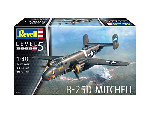 Revell RV04977 B-25C/D Mitchell Plastic Model kit, 1:48
