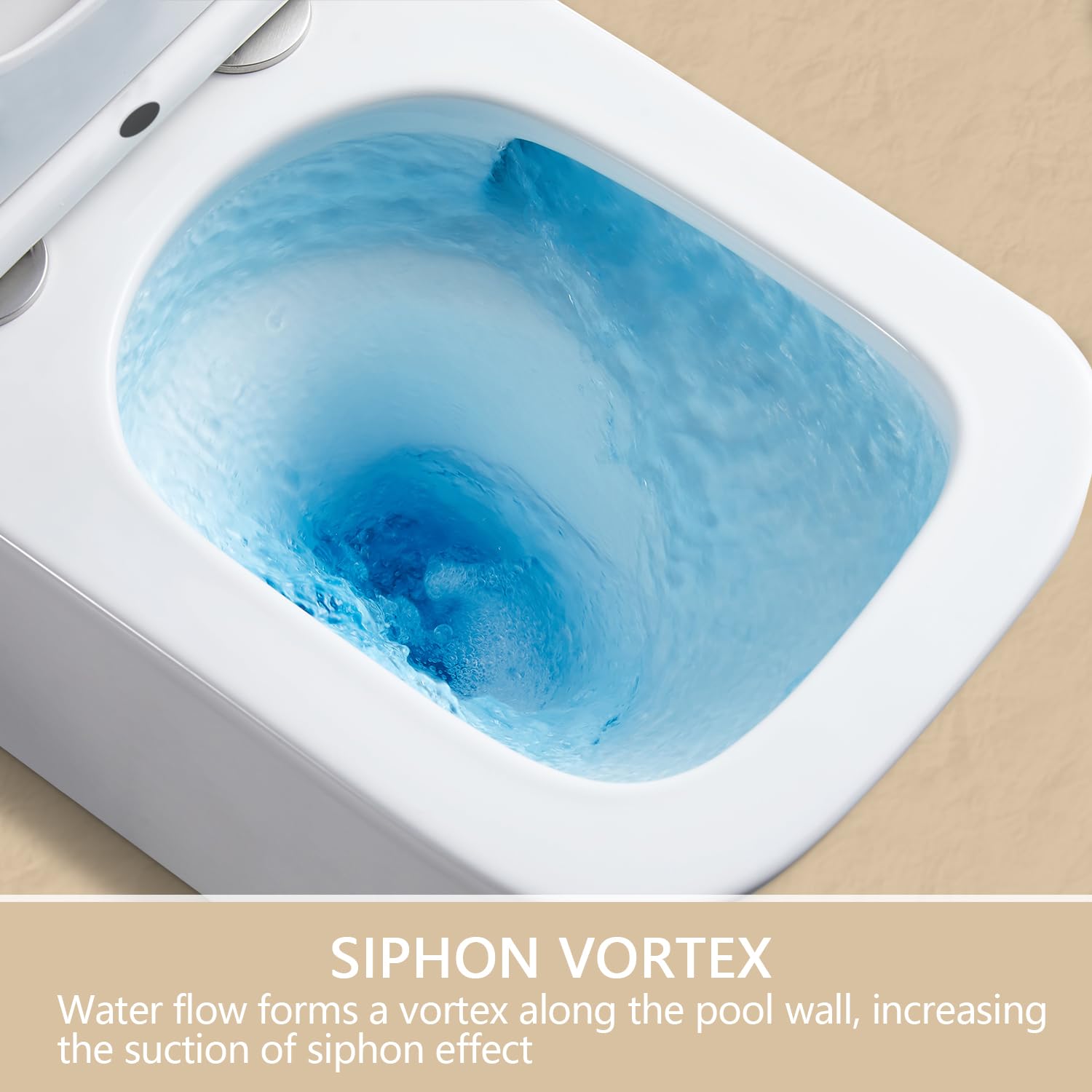 One Piece Toilet, DeerValley DV-1F0071 Modern Elongated Toilet Power Dual Flush 1.1/1.6 GPF Toilet for Bathroom 12" Rough in Rectangular Bowl, 1000g MaP