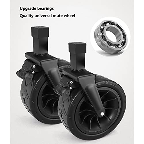 Outdoor Utility Wagon,Collapsible Outdoor Utility Wagon with Universal Silent Wheel,Can Bear The Weight of 100KG,Adjustable Handle,for Camping Grocery