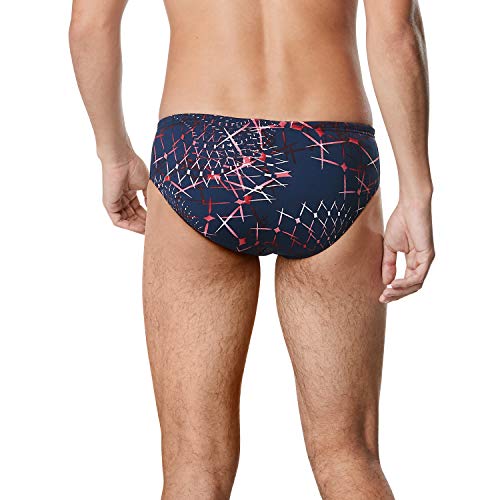 Speedo Men's Swimsuit Brief Endurance+ Printed Team Colors