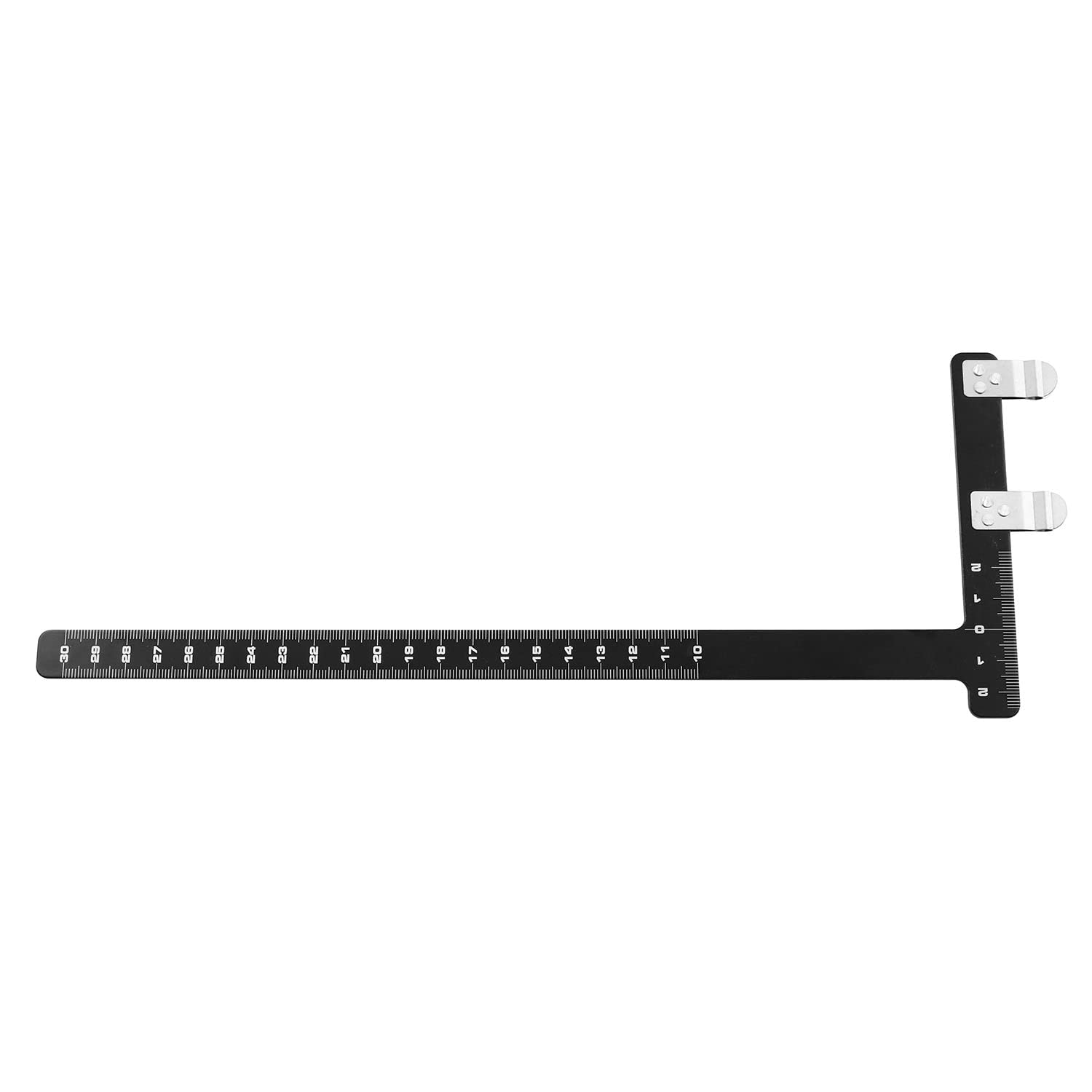 ZRM&E Aluminum Alloy Archery Bow Square L Shape Measurement 3-1/2" Works on Recurve and Compound Bows, Black