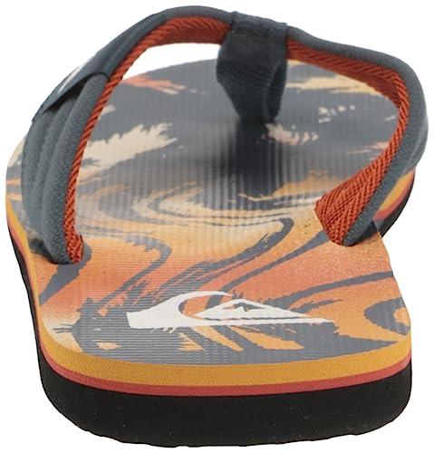 Quiksilver Men's Molokai Layback II Flip Flop Sandal, Grey 1 233, 7
