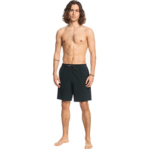 Quiksilver Ocean Elastic Amphibian 18 Hybrid Shorts Mens Sz L Black