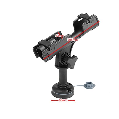 SLATIOM Adjustable Kayak Boat Fishing Rod Holder Support Tools Pole Mount Angle Bracket 360 Degrees Rotatable Holder Fishing Tackle