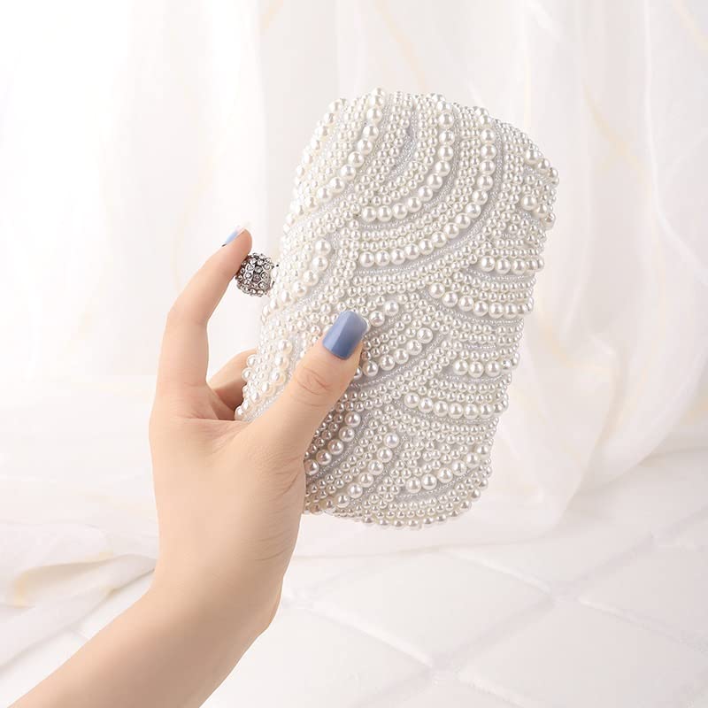 ZHUHW Fashion Clutch Bag Beaded Party Bridal Handbag Wedding Evening Purse