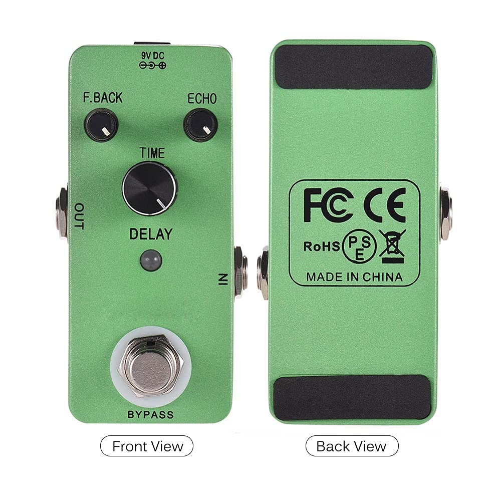 ZYZMH Guitar Pedal DELAY Analog Classic Delay Echo Guitar Effect Pedal Zinc Alloy Shell True Bypass for Guitar Accessories