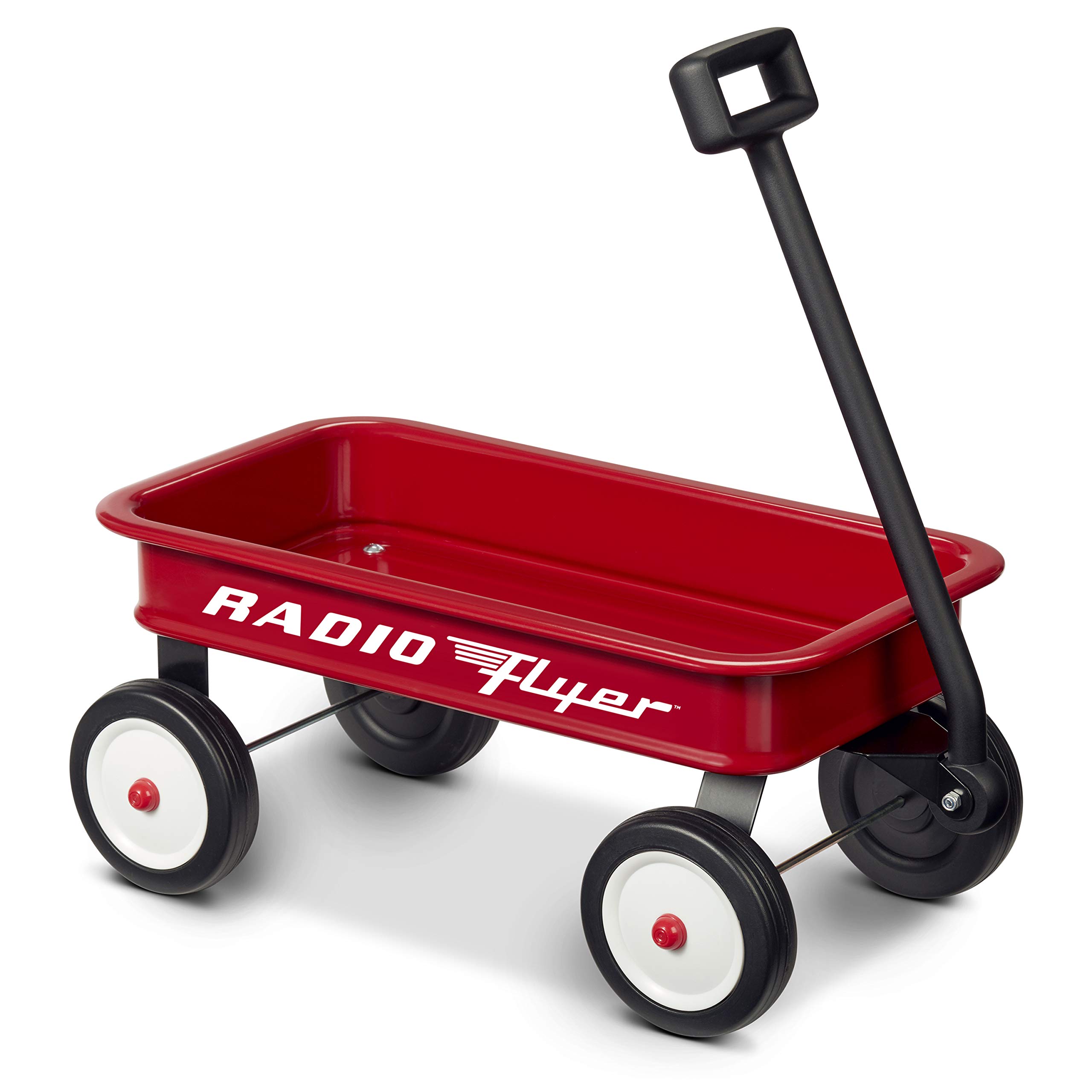 Radio Flyer 16.5” Retro Toy Wagon (Amazon Exclusive), Red Wagon Toy for Ages 1.5+