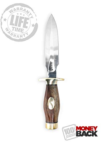 Perkin - Fixed Blade Hunting Knife With Sheath For Belt - JES