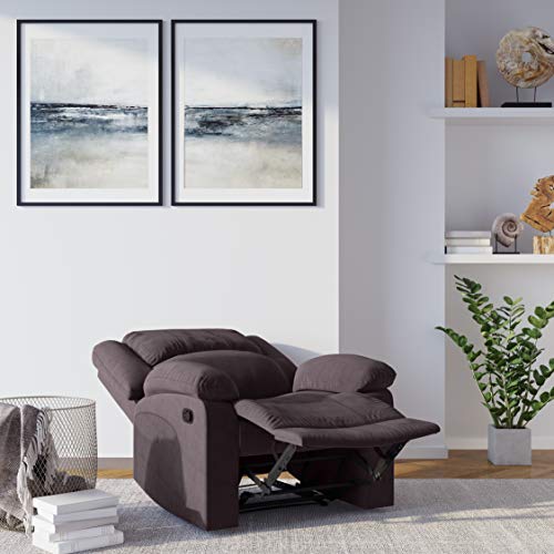 Relax A Lounger Warren Reclining Armchair, Standard, Chocolate