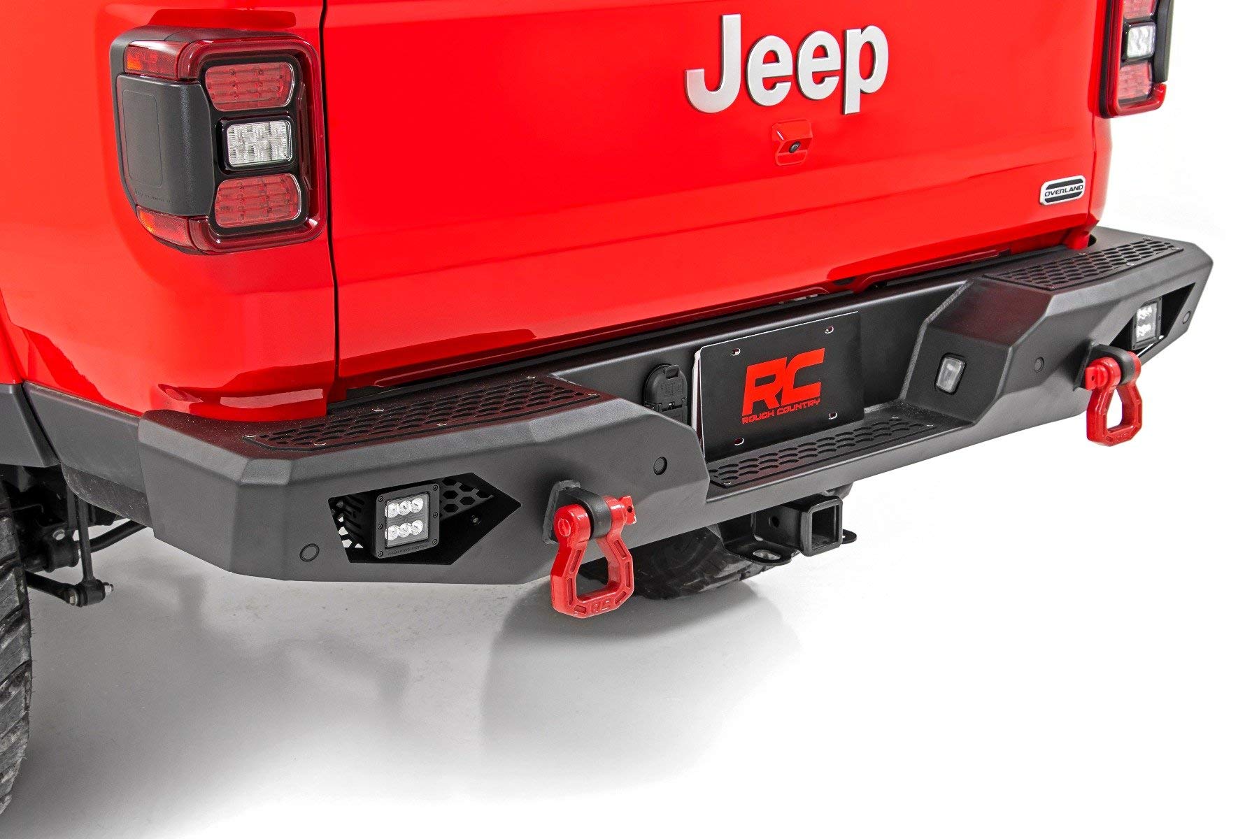 Rough Country Heavy Duty Rear Bumper w/LEDs for 2020-2024 Gladiator - 10646