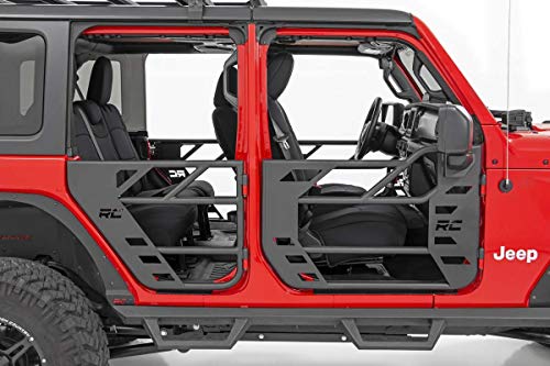 Rough Country Front & Rear Steel Tube Doors for 18-22 Jeep JL/JLU/JT - 10619