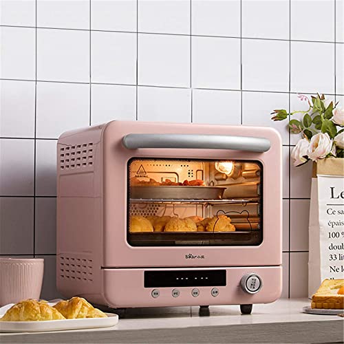 Oven Built in Electric Single Oven Stainless Steel Premium Convection Halogen Oven Cooker Mini Oven and Grill Ideal for Roasting,Baking (1) (2)