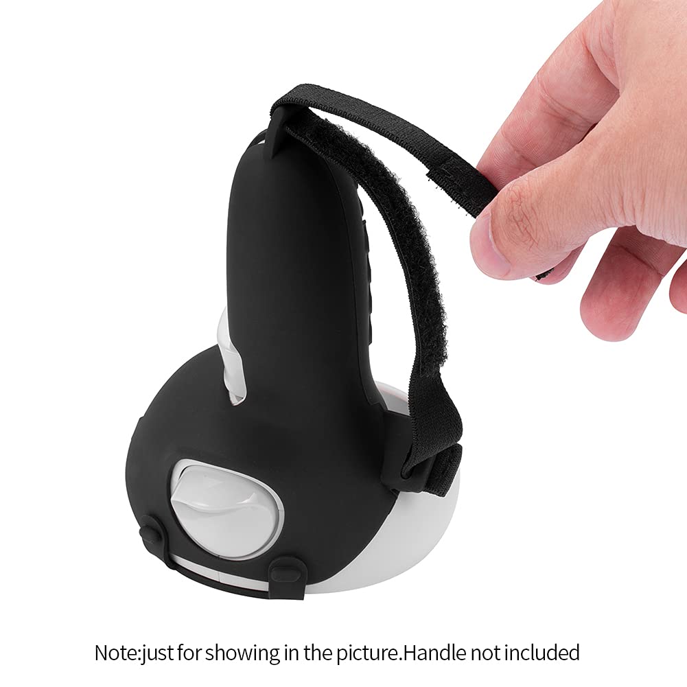 Touch Controller Grip Cover Compatible with Oculus Quest 2, Anti-Throw Handle Sleeve with Adjustable Wrist Knuckle Strap Anti-Fall Protective Silicone Sleeve with Hand Strap, Controller Protector
