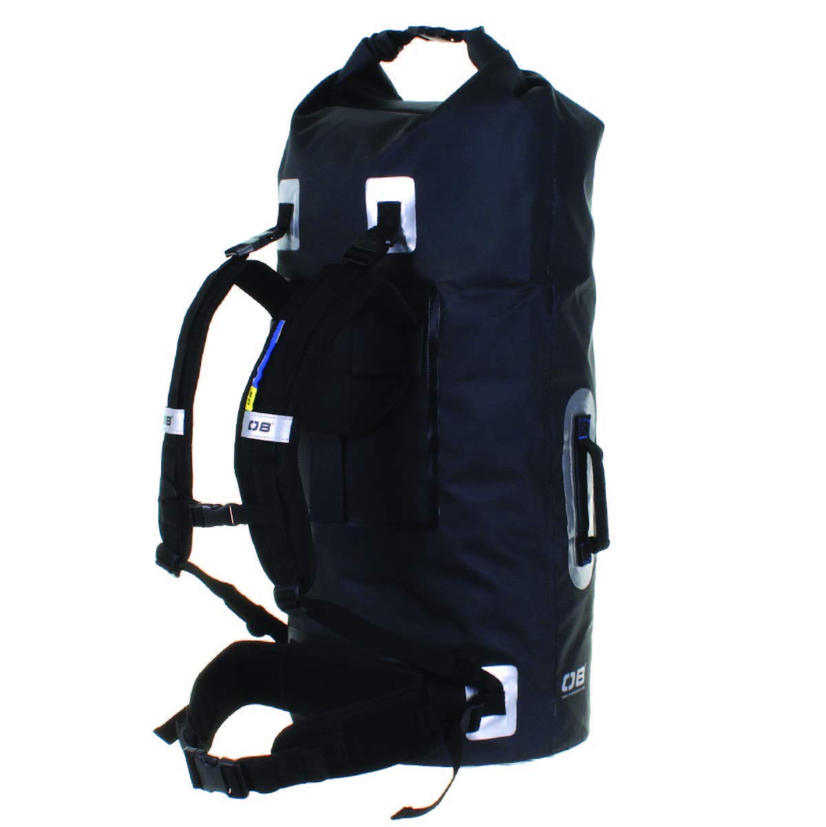 Overboard Waterproof Tube Backpack, Black, 60-Liter