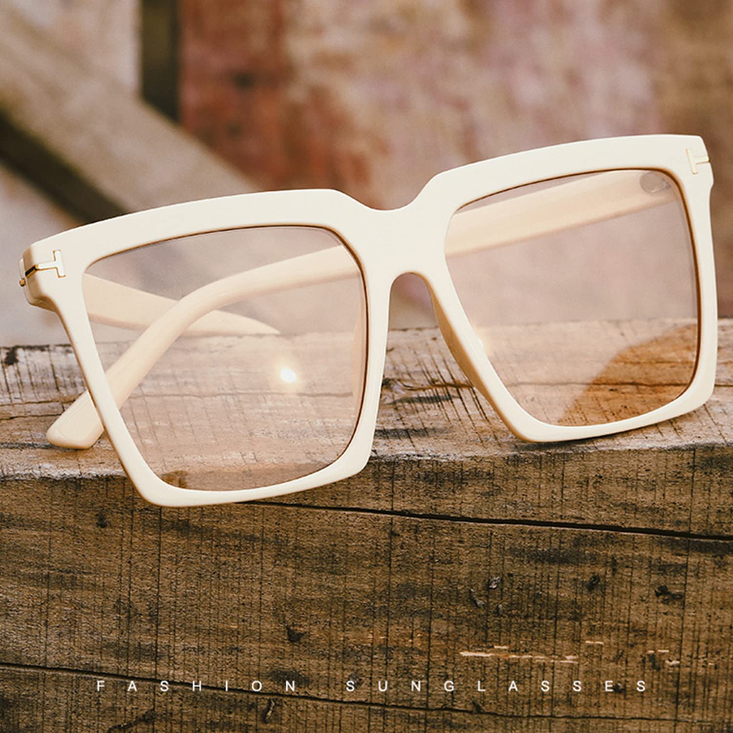 Oversized Square Sunglasses Retro Big Shades Fashion Classic Shades Women Men UV400 Protection