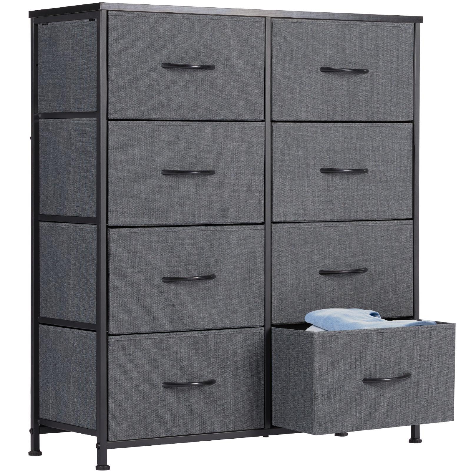 Sweetcrispy Organizer Dresser, Grey