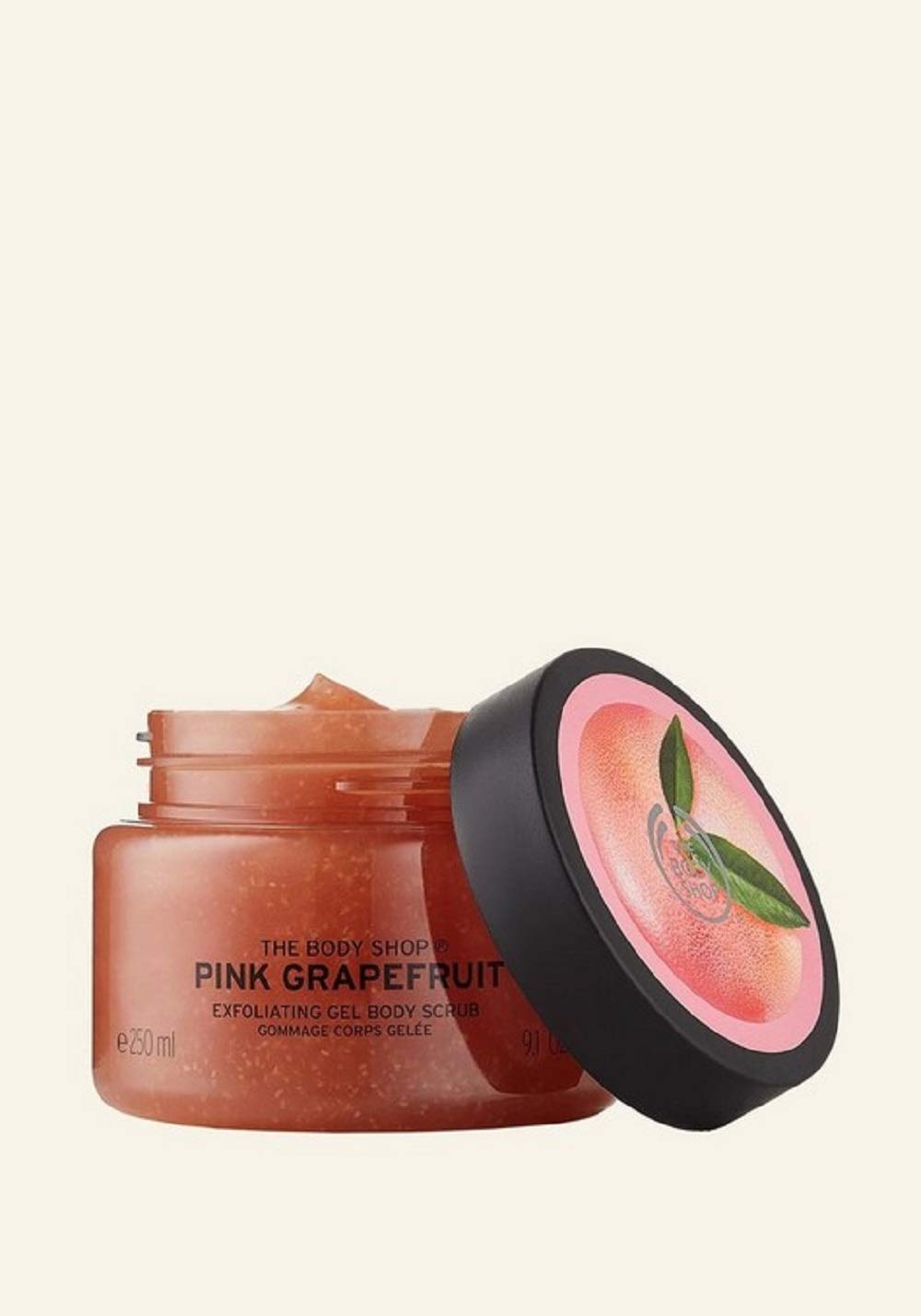 The Body Shop Pink Grapefruit Exfoliating Gel Body Scrub,250ml (8.4oz)