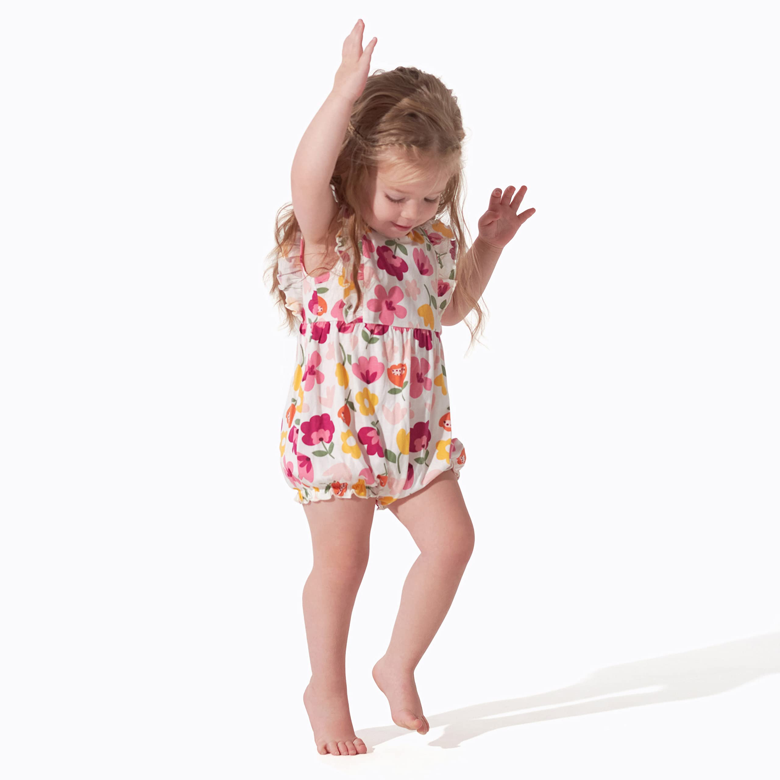Onesies Brand Baby Girls 3-Pack Romper, Fox, 24 Months