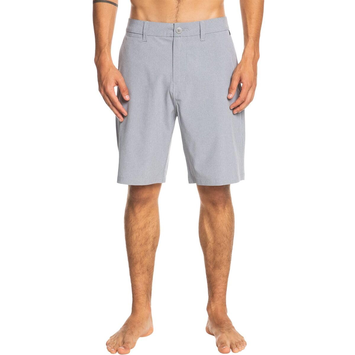 Quiksilver Mens Union Heather Amphibian 20 Hybrid Shorts - Sleet | 36