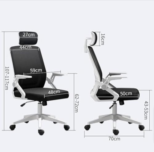 Office Chair, Ergonomic Desk Chair, High Back, Gaming Chair, Large High Reclining Chair, Comfortable Office Desk Chair Lumbar Support, Quality Breathable Mesh Computer Chair Adjustable Armrests