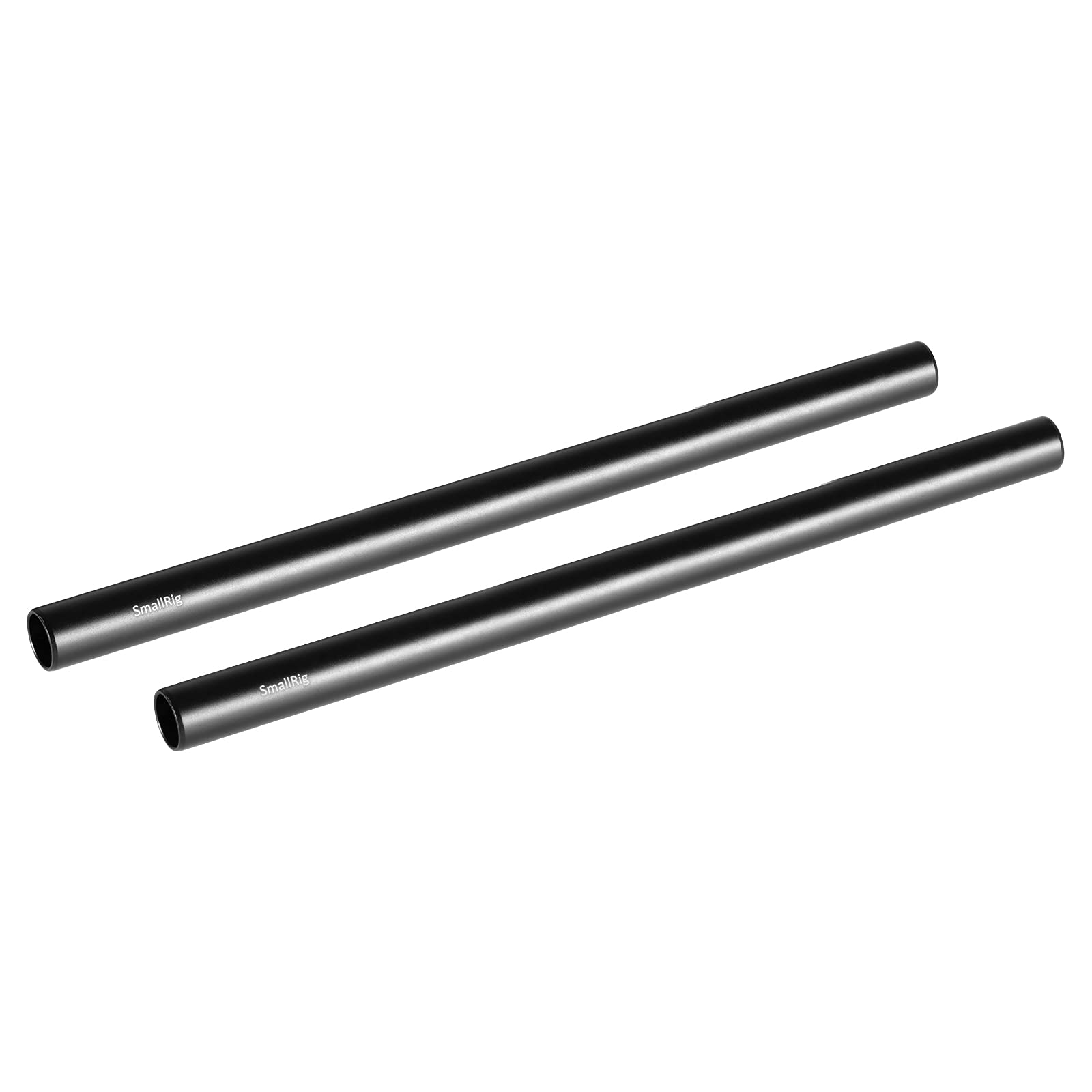 SmallRig 2pcs 15mm Black Aluminum Alloy Rod(M12-25cm) 10inch 1052