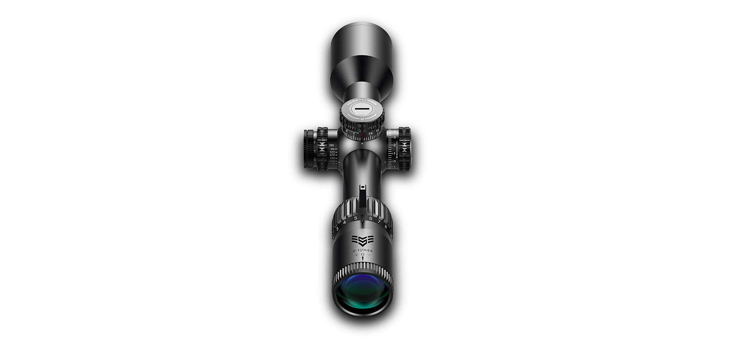 Swampfox Kentucky Long FFP Precision Riflescope, 2-12x44 MOA Illuminated 30mm