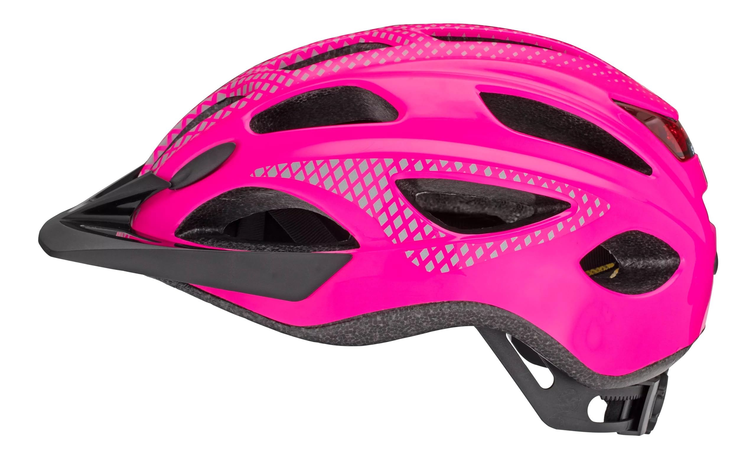 Schwinn Beam LED Lighted Bike Helmet with Reflective Design for Adults, Featuring 360 Degree Comfort System with Dial-Fit Adjustment, Viz Yellow