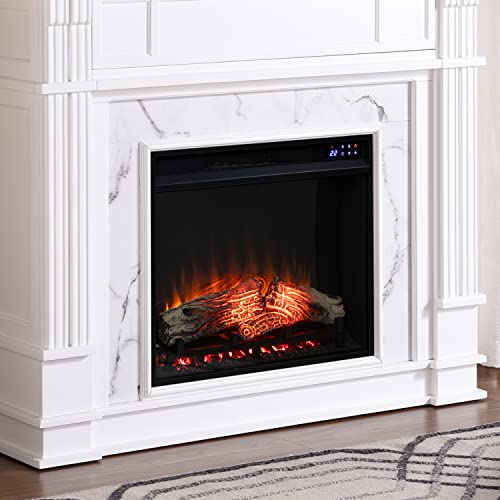 SEI Furniture 23β Touch Screen Electric Firebox w/Remote Control, Black