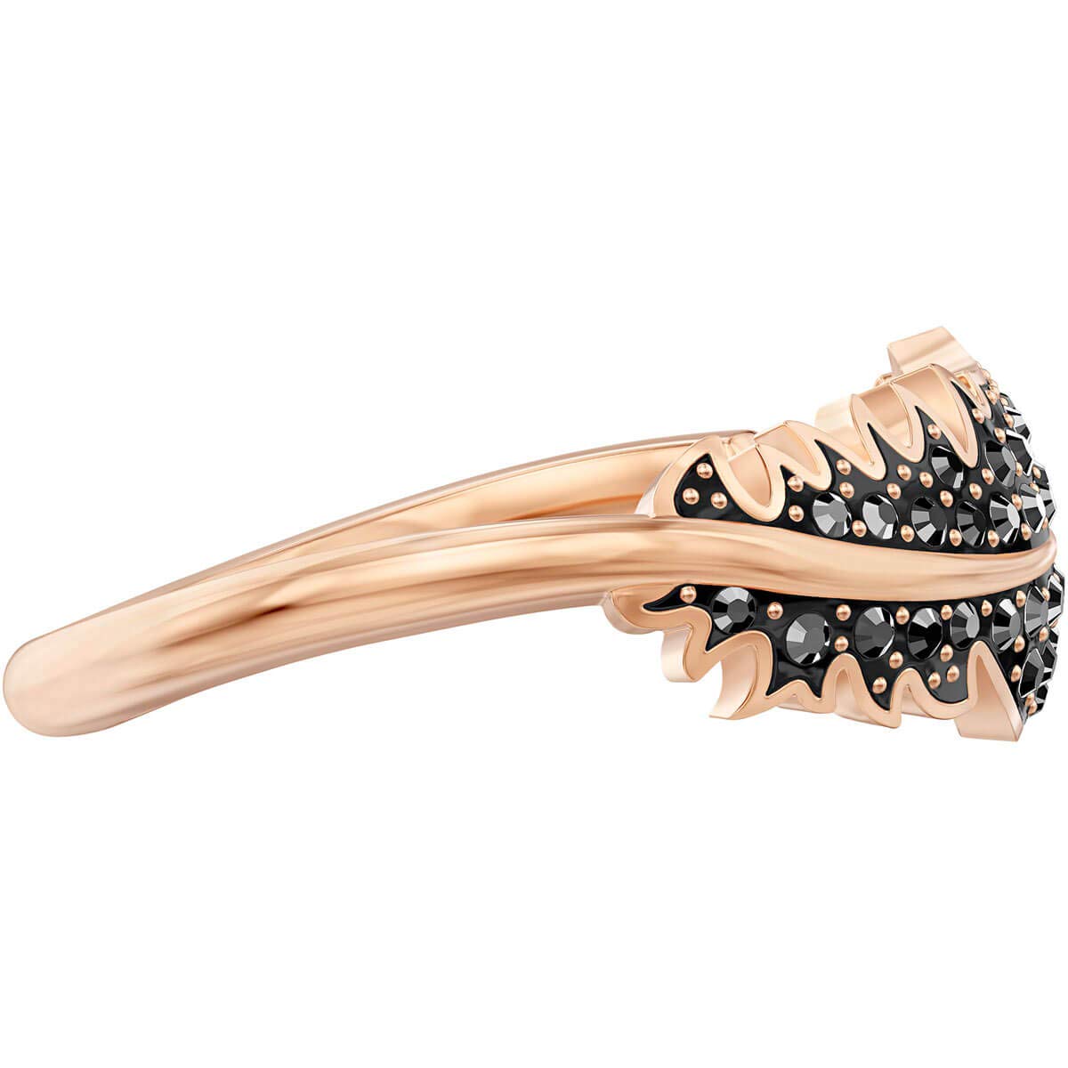 SWAROVSKI Naughty or Nice Collection Naughty Simple Ring Jet Hematite 7
